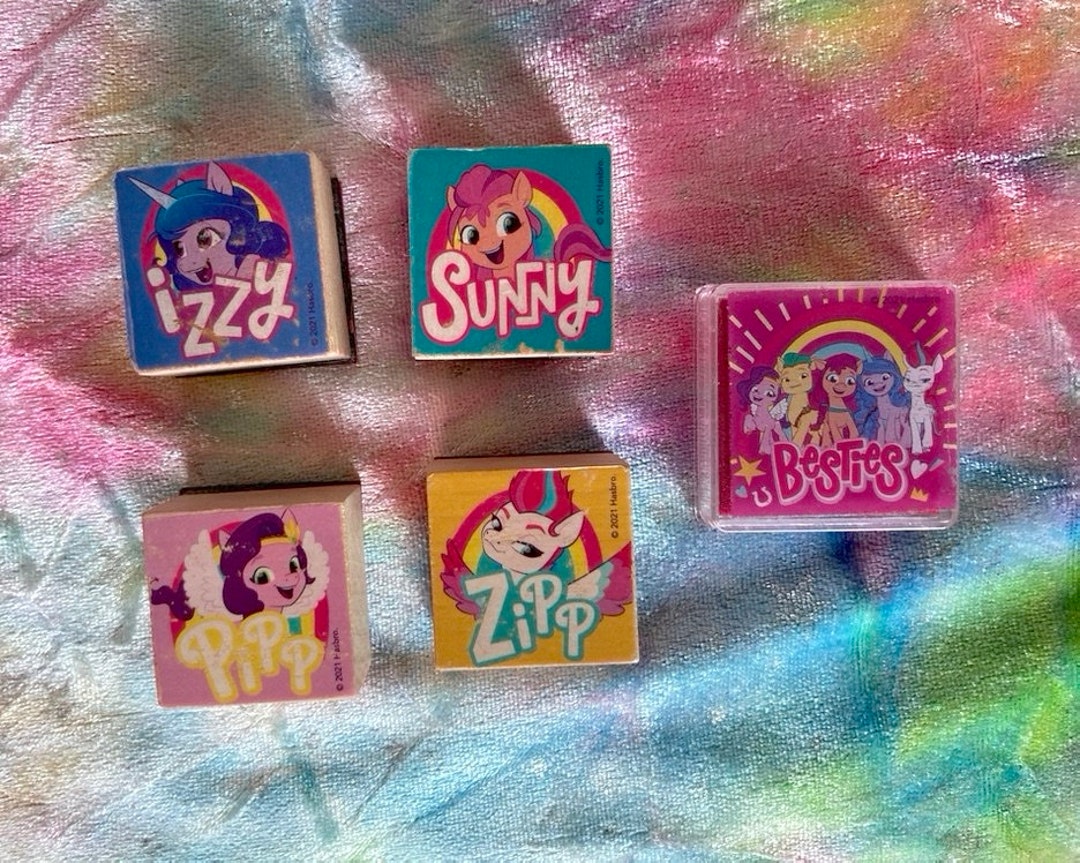 G5 MLP My Little Pony Stamps & Ink Pad Hasbro Toys - Etsy