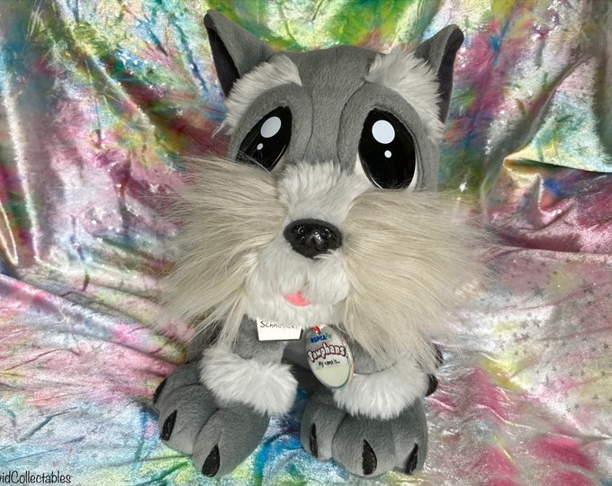 RSPCA Pawphans - 23cm Schnauzer Dog Plush Toy - Moose Brand - Vintage ...