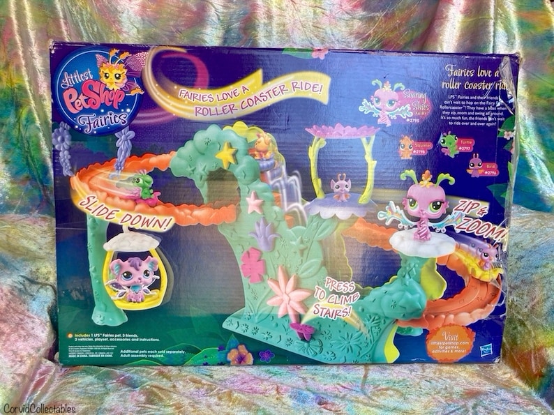 LPS Littlest Pet Shop Fairy Fun Rollercoaster Playset With - Etsy