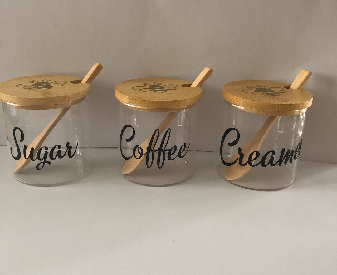 Bee Coffee Tea Caddy Set - Etsy