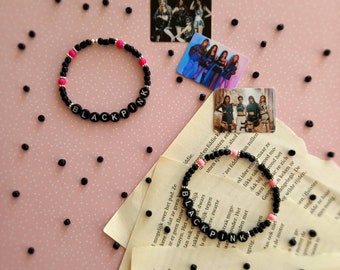 Blackpink Kpop Bracelet Blackpink Jewelry Kpop Beaded - Etsy