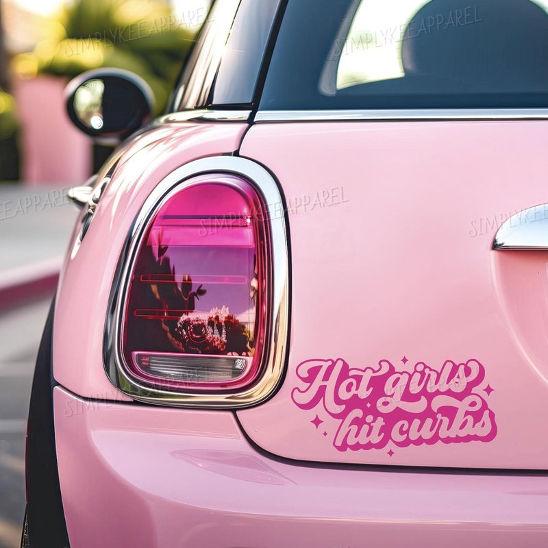 Funny Female Car Decal - Etsy UK