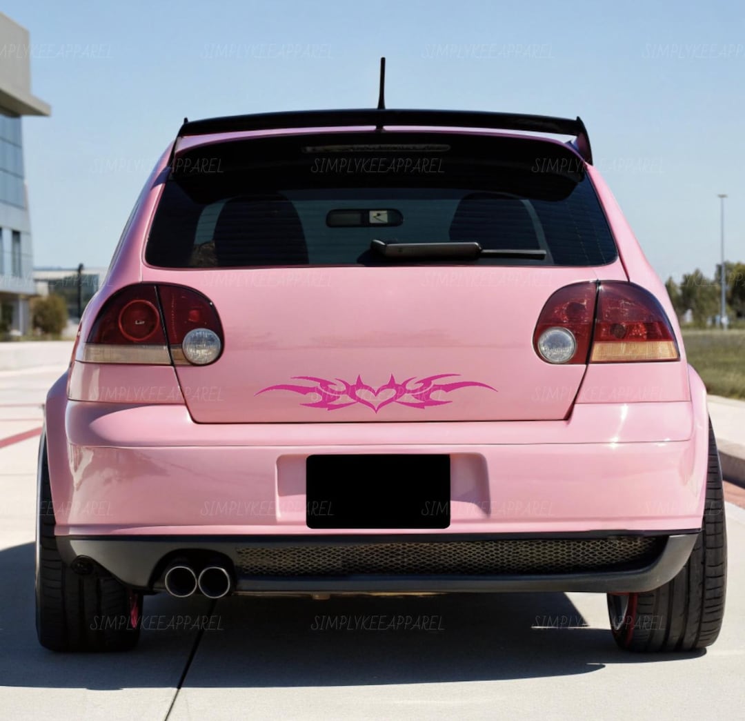 Y2K Butterfly Tramp Stamp, Vinyl Decal, Cute Car Accessories, Car ...
