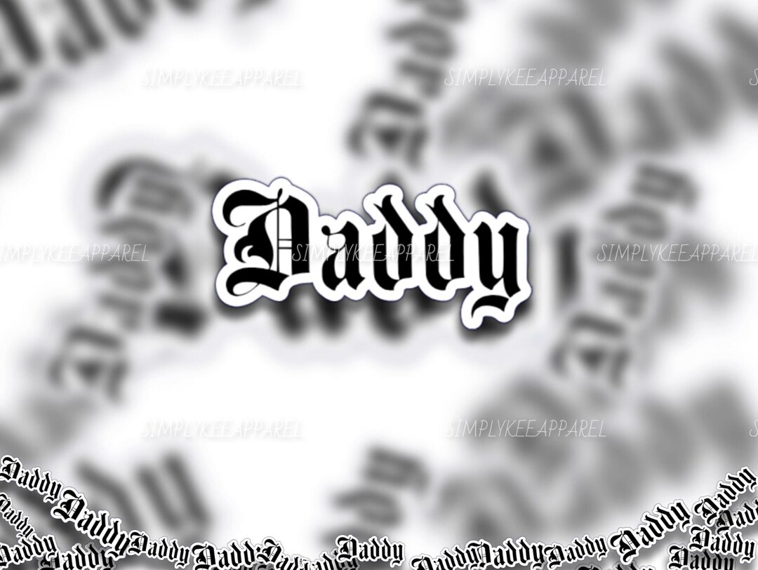 Daddy Sticker, BDSM Kink, Yes Daddy Dom, Gothic Stickers, Emo Stickers ...