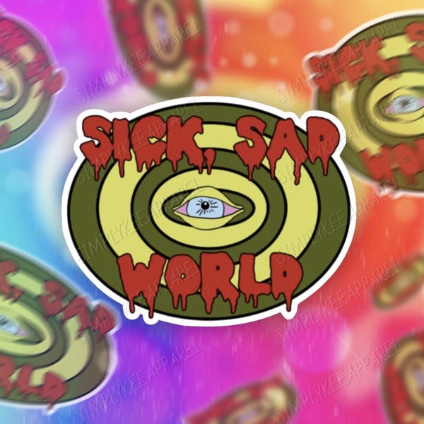 Trippy Sticker - Etsy