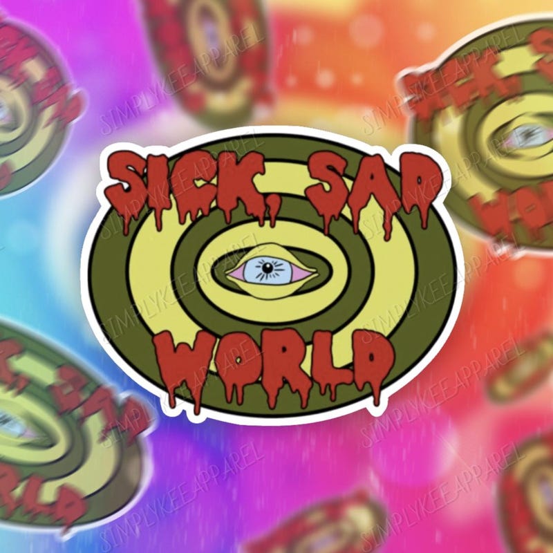 Trippy Sticker - Etsy