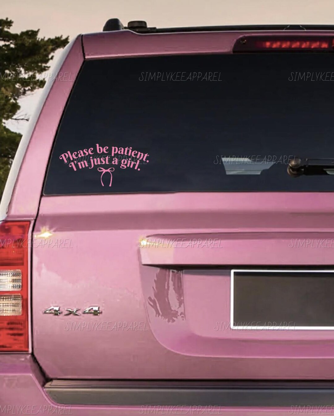I'm Literally Just A Girl, Car Decals for Women, Coquette Aesthetic ...
