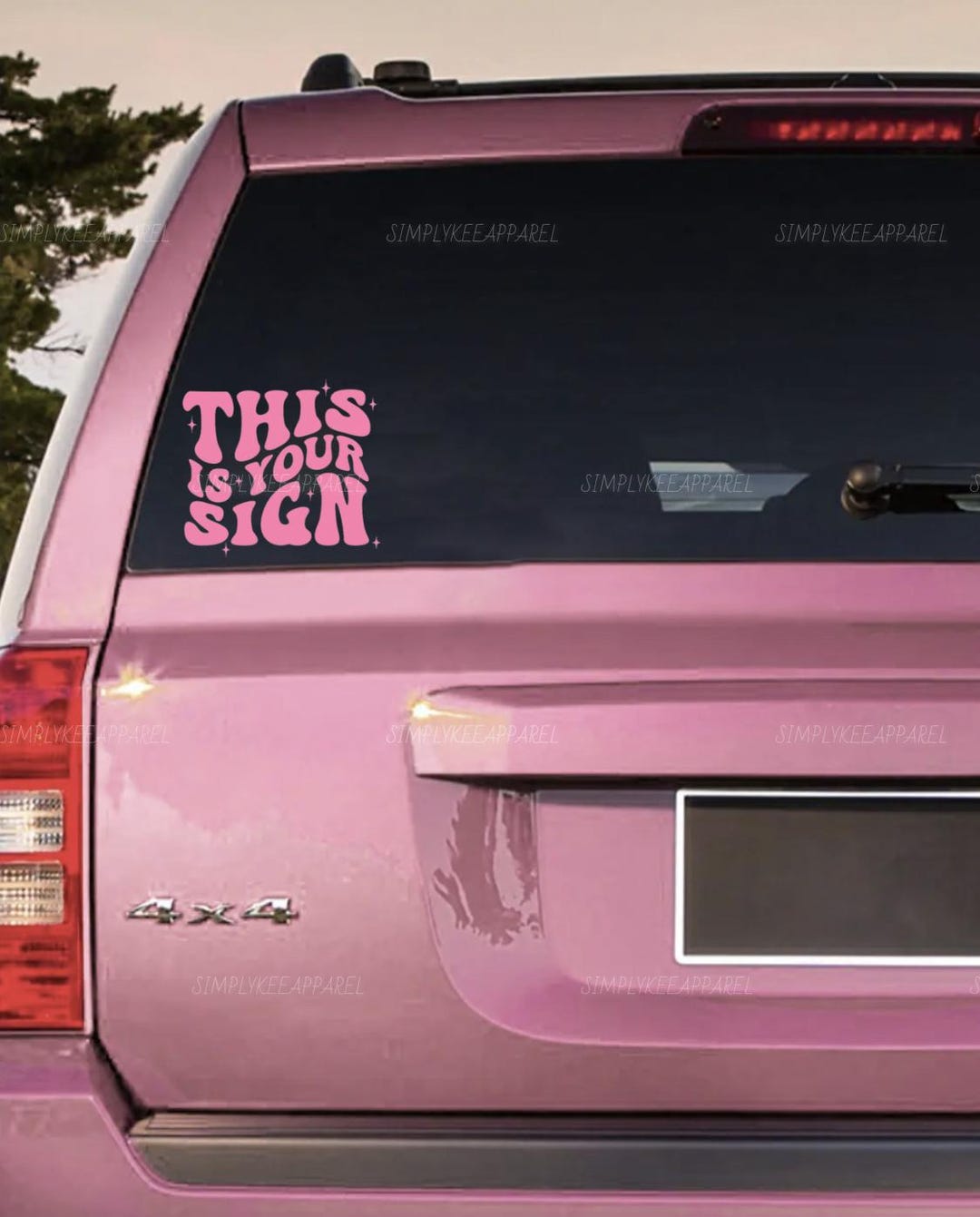 This is Your Sign, Car Decals for Women, Bumper Sticker, Just A Girl ...