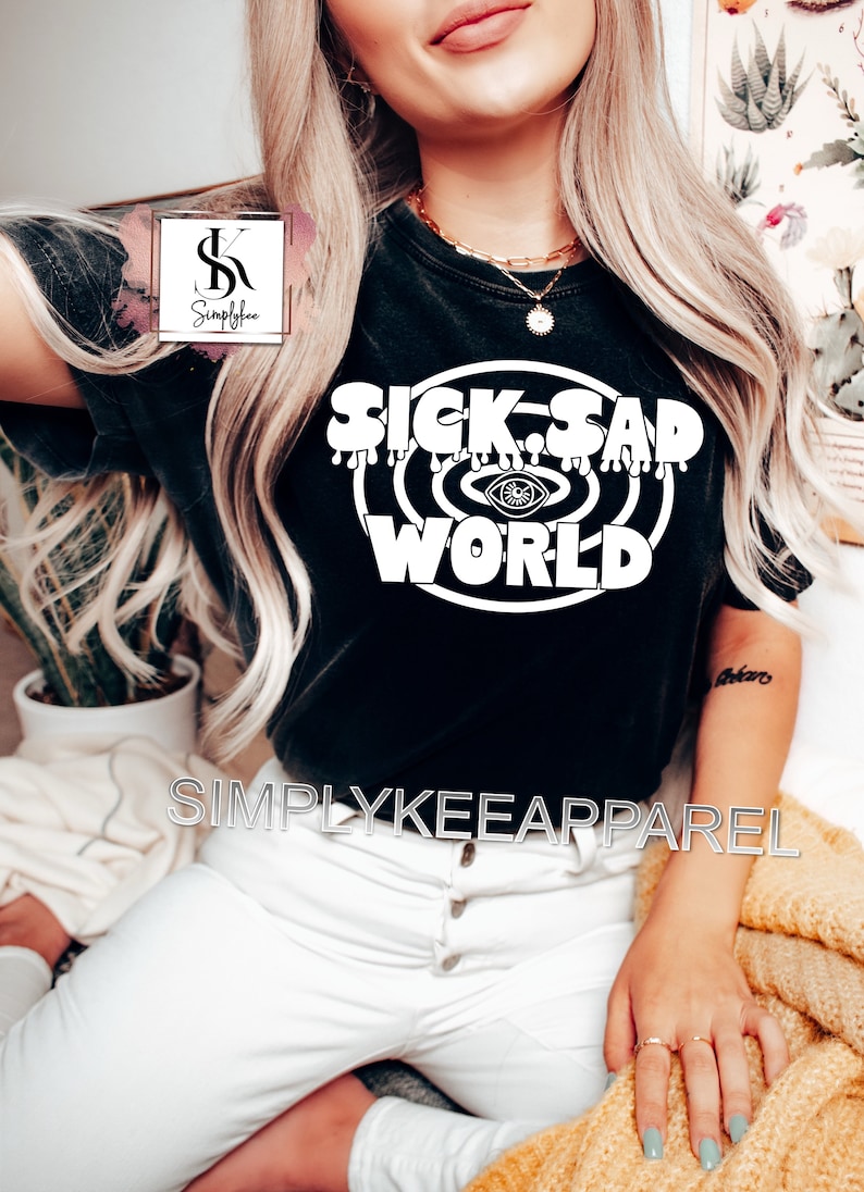 Daria Shirt Sick Sad World T Shirt Emo Shirt Goth Shirt Emo
