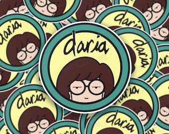 Daria Stickers, Anthony Demartino Sticker, Sick Sad World, Holographic ...
