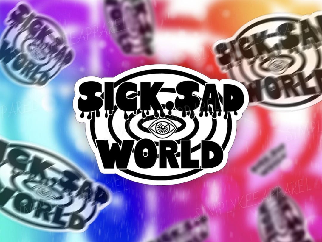 Daria Stickers, Sick Sad World Sticker, Holographic Vinyl Sticker, Die ...