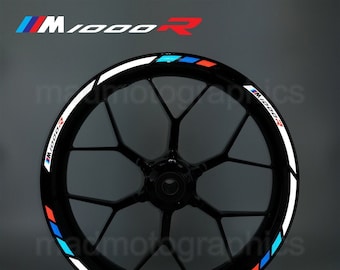 Bmw Wheel Decals Rim Stripes Motorcycle Wheel Stickers Rim Tape Kit - Etsy