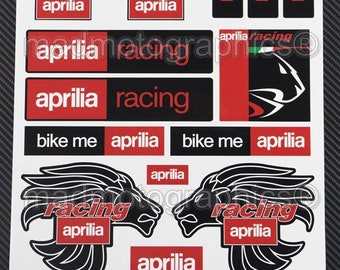 Aprilia Racing Decals - Etsy