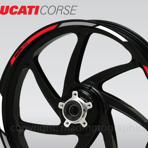 Wheel Stickers for Ducati HYPERMOTARD Rim Tape Motorcycle - Etsy