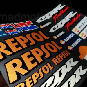 Reflective Motorcycle Stickers Set Graphics Fairing Panniers Helmet ...