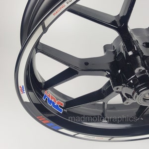 Reflective Motorcycle Wheel Stickers Decals Rim Tape Stripes Motorbike ...