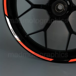 Reflective Wheel Stickers Decals Rim Stripes for Ducati Streetfighter ...