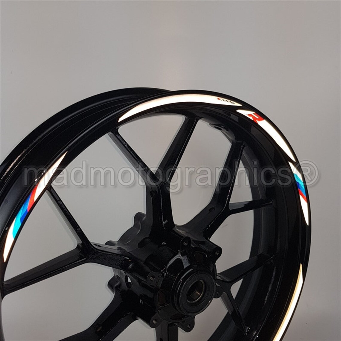 Reflective Motorcycle Wheel Stickers Decals Set Rim Tape - Etsy