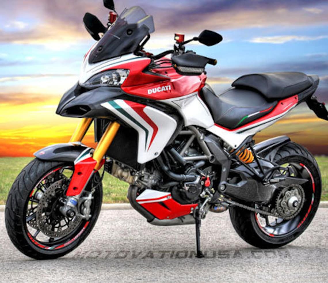 Motorcycle Wheel Stickers Decals Rim Tape Stripes Motorbike - Etsy