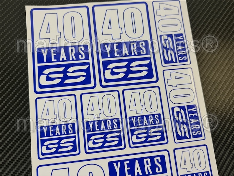 40 Years GS Motorcycle Motorbike Fairing Helmet Stickers Bike Graphics ...