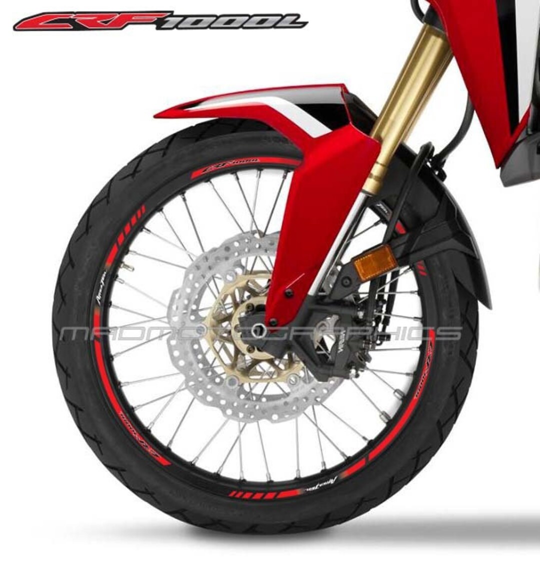 Motorcycle Wheel Stickers Graphics Decals Rim Tape Stripes Motorbike ...