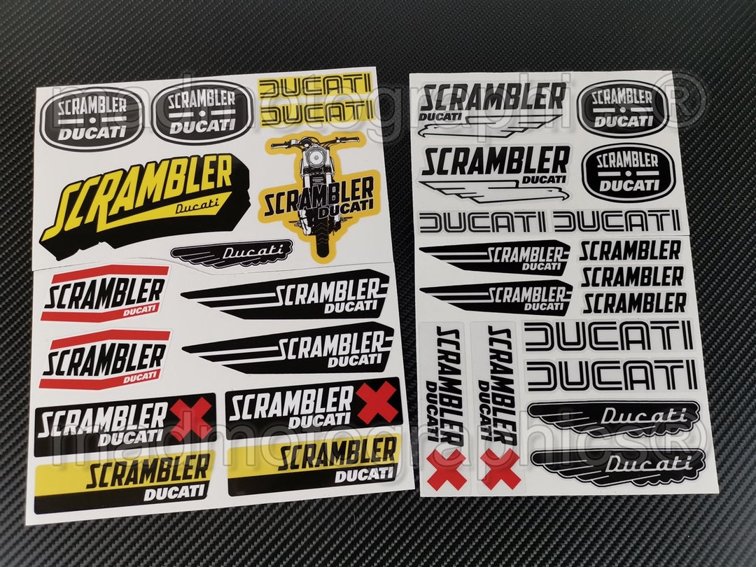 2 Parts Motorcycle Fairing Helmet Stickers Race Track Bike Graphics ...