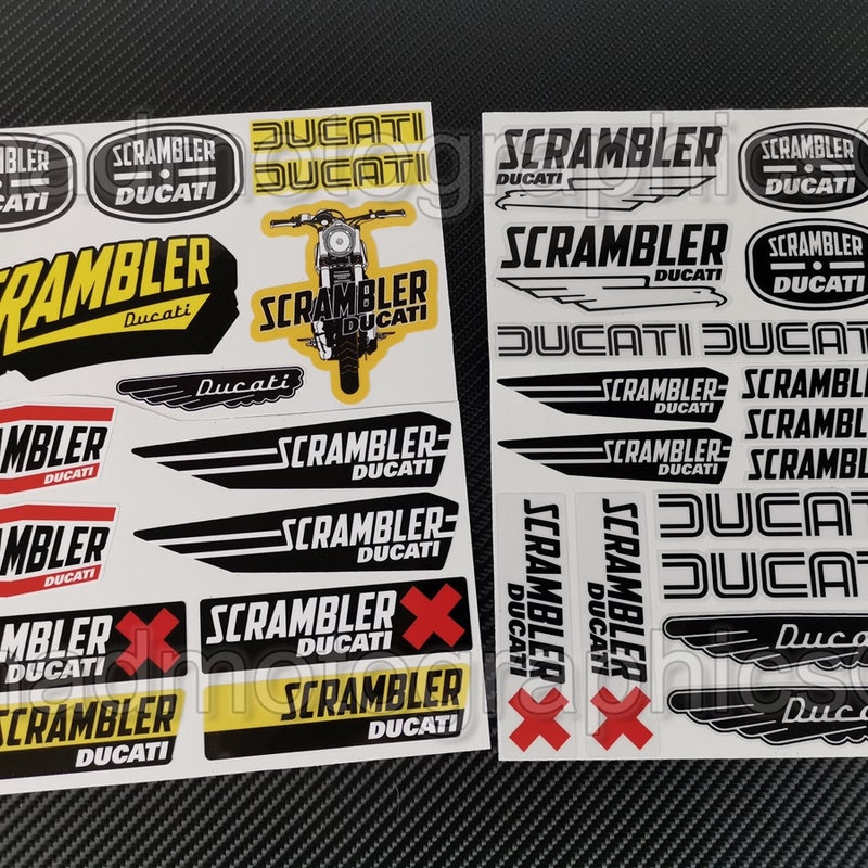 Stickers Ducati Scrambler - Etsy