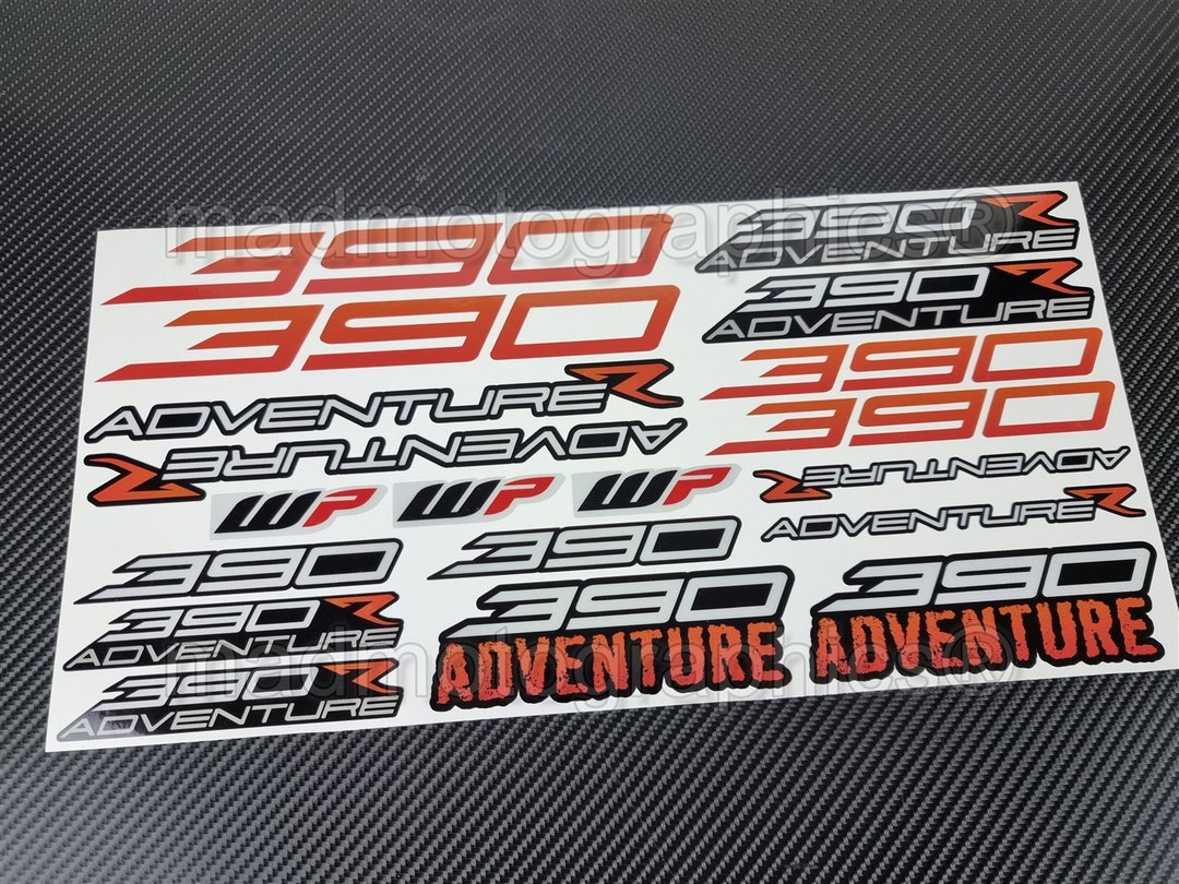 Reflective Motorcycle Stickers Set Graphics Fairing Panniers Helmet ...