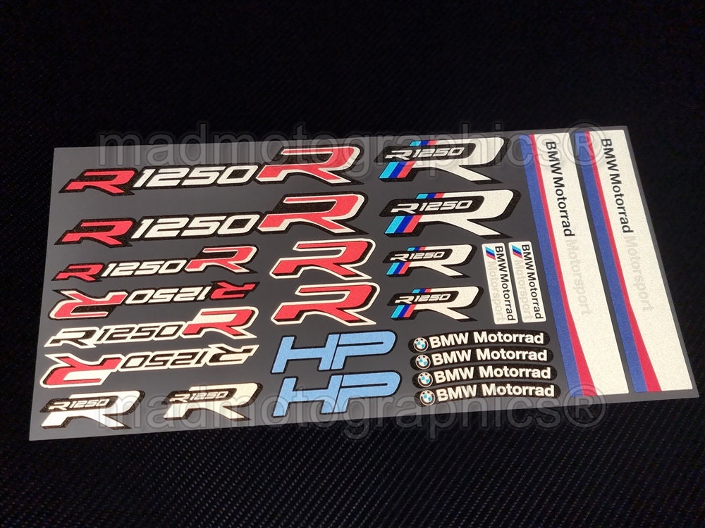 Reflective Motorcycle Stickers Set Graphics Fairing Panniers - Etsy