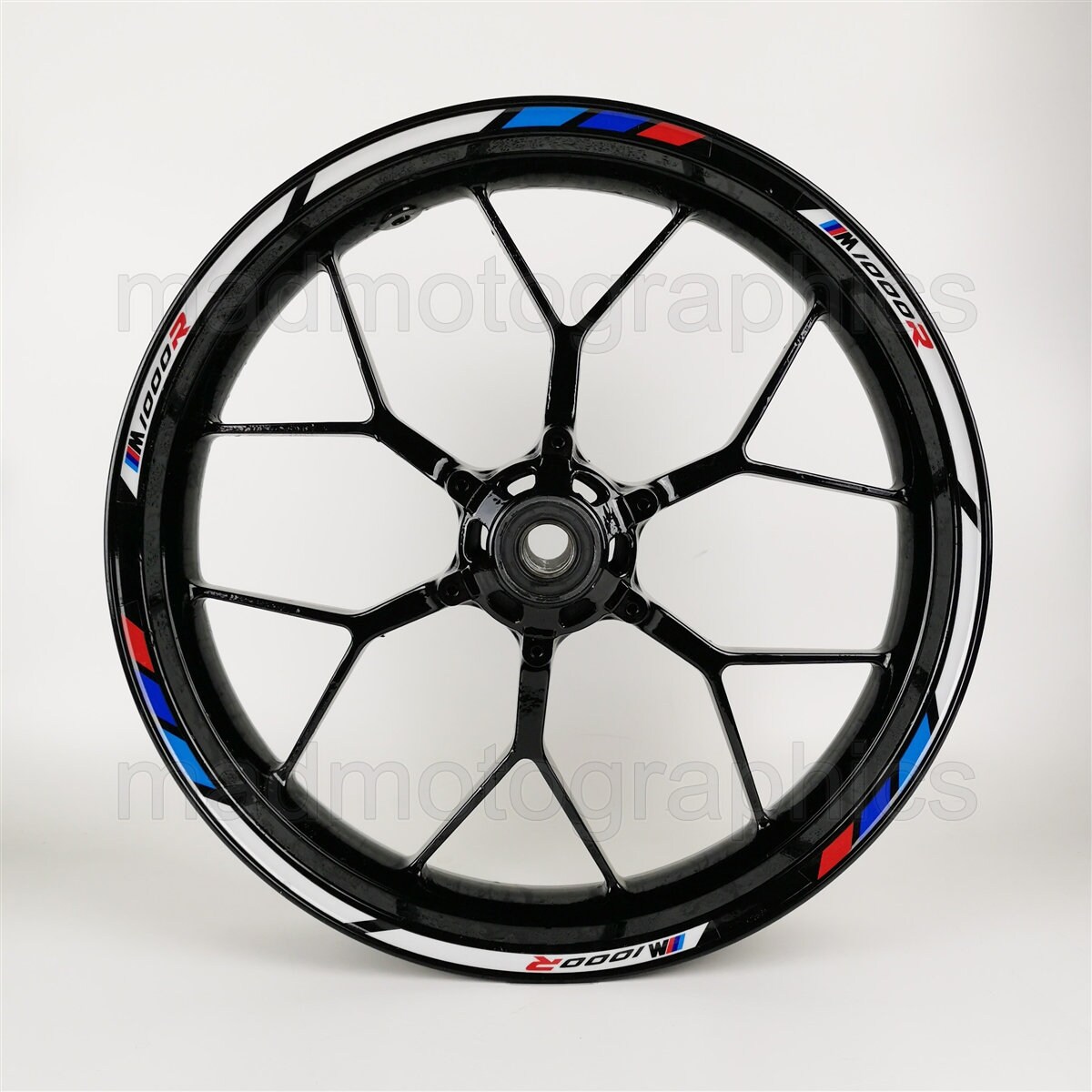 Reflective Motorcycle Wheel Stickers Decals Set Rim Tape Stripes Race ...