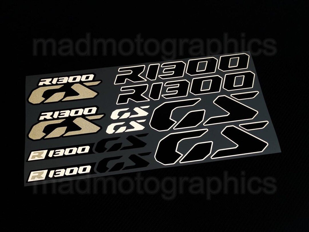 Reflective Motorcycle Stickers Set Graphics Fairing Panniers Helmet ...