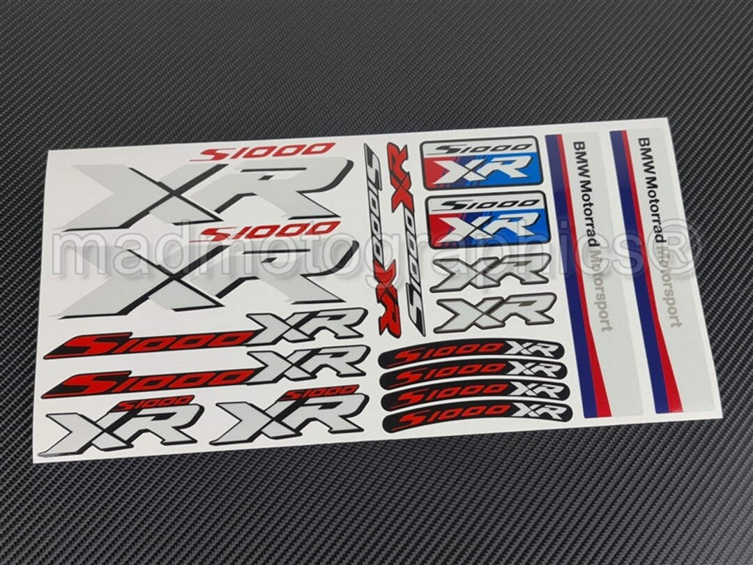 Reflective Motorcycle Stickers Set Graphics Fairing Panniers Helmet ...