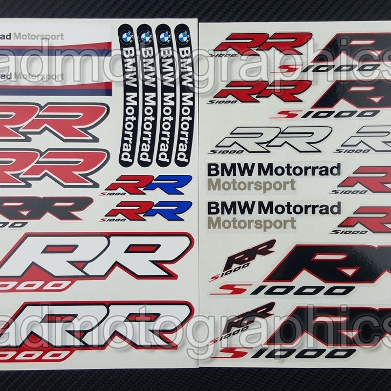 Bmw S1000rr Decals Stickers - Etsy