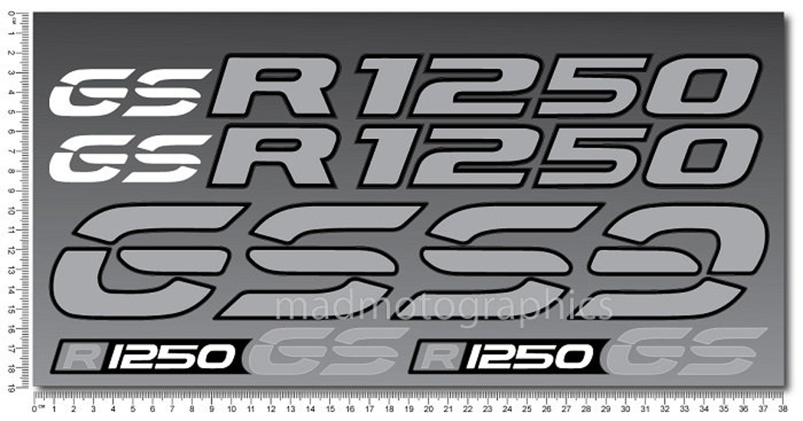 Reflective Motorcycle Stickers Set Graphics Fairing Panniers | Etsy