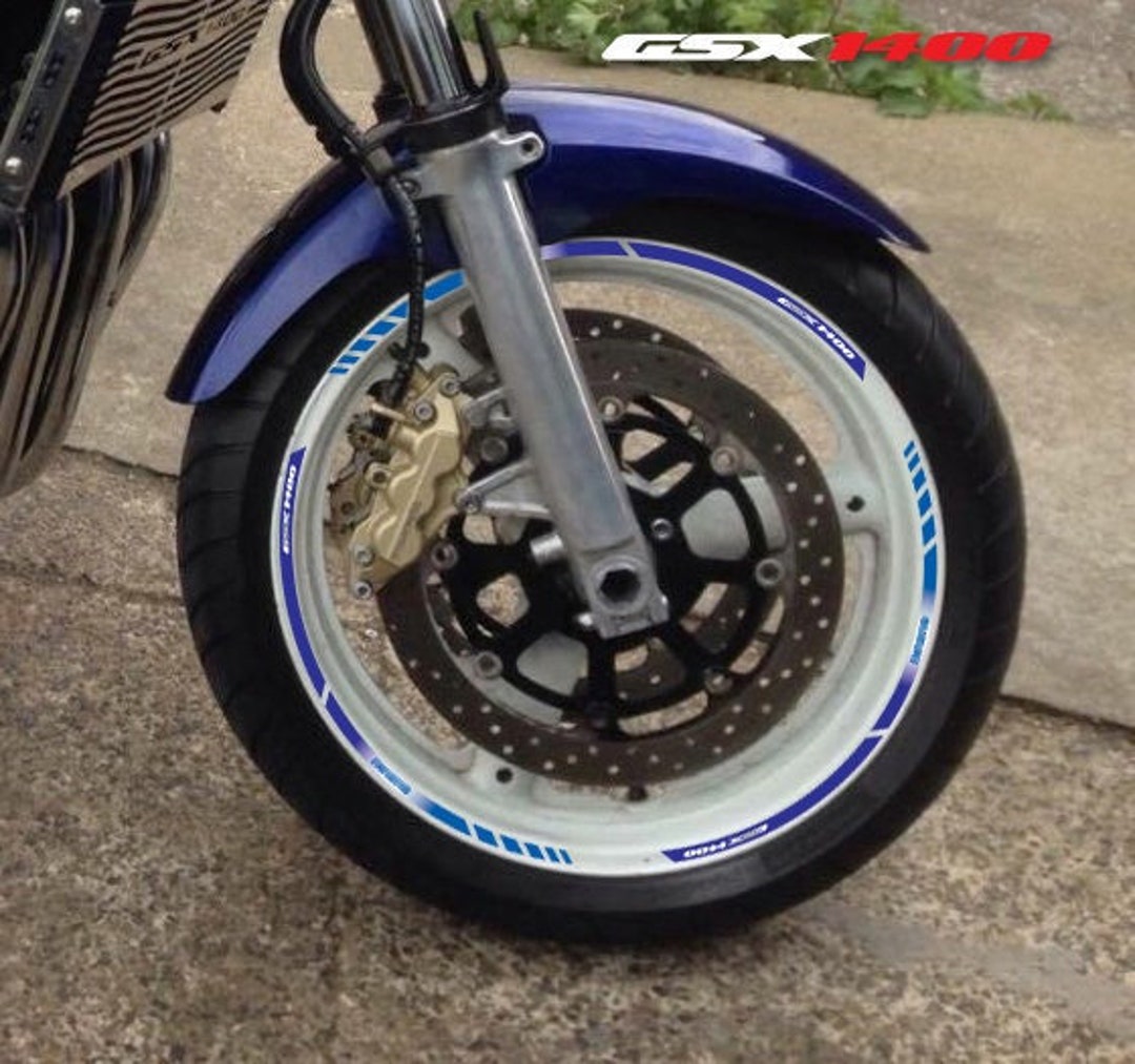 Motorcycle Wheel Stickers Graphics Decals Rim Tape Stripes Motorbike ...