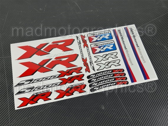 Reflective Motorcycle Stickers Set Graphics Fairing Panniers | Etsy