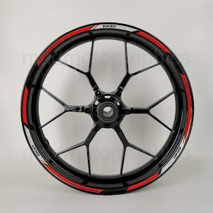 Reflective Wheel Stickers Decals Rim Stripes for Ducati Streetfighter ...
