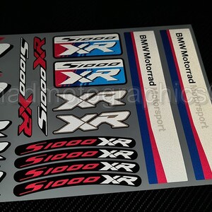 Reflective Motorcycle Stickers Set Graphics Fairing Panniers Helmet ...