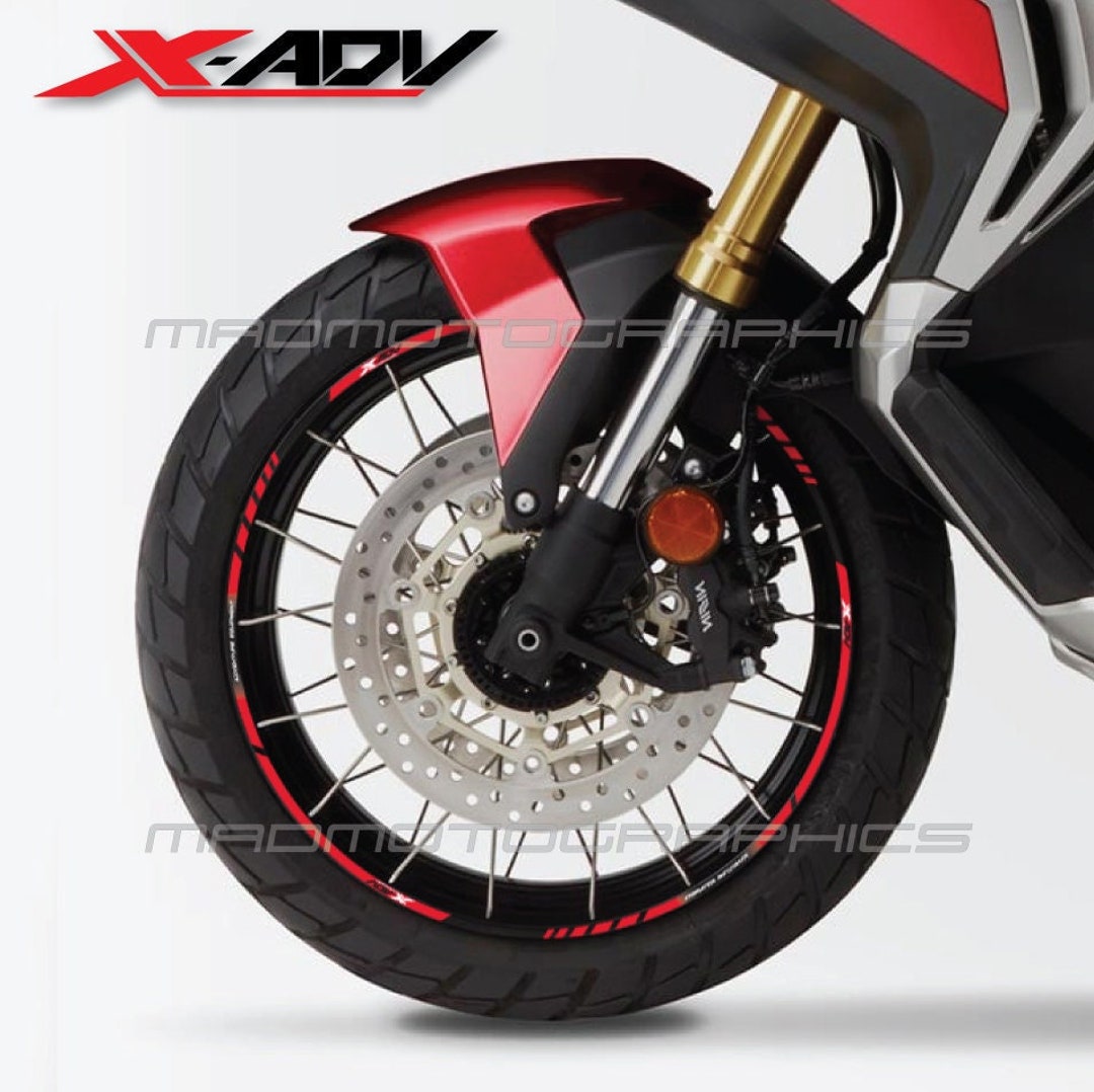 Motorcycle Wheel Stickers Graphics Decals Rim Tape Stripes Motorbike ...