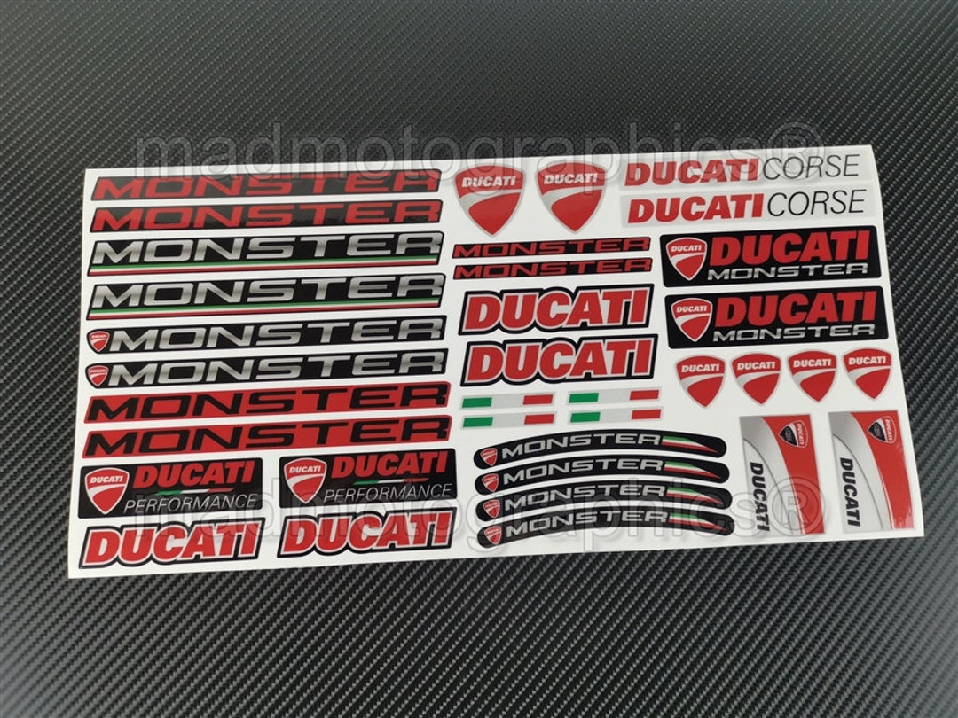 Reflective Motorcycle Stickers Set Graphics Fairing Panniers Helmet ...