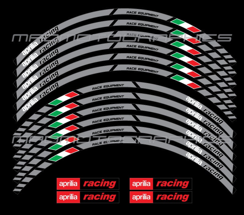 Motorcycle Wheel Stickers Decals Rim Tape Stripes Motorbike | Etsy
