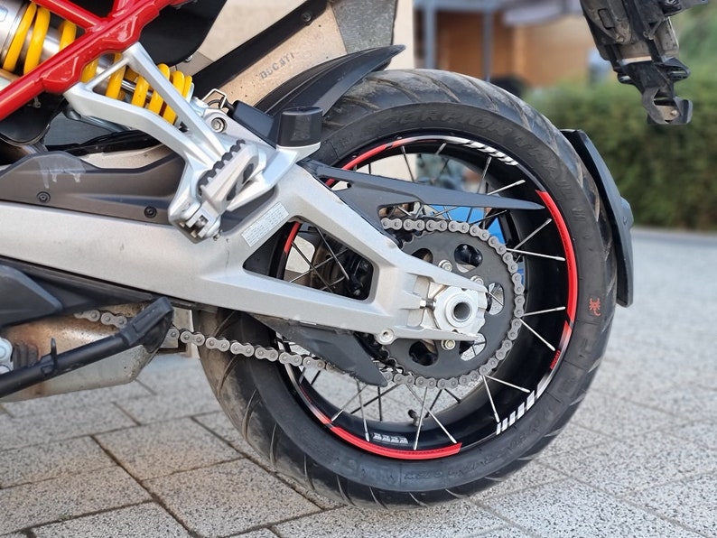 Motorcycle Wheel Stickers Decals Graphics Rim Tape Stripes Motorbike ...