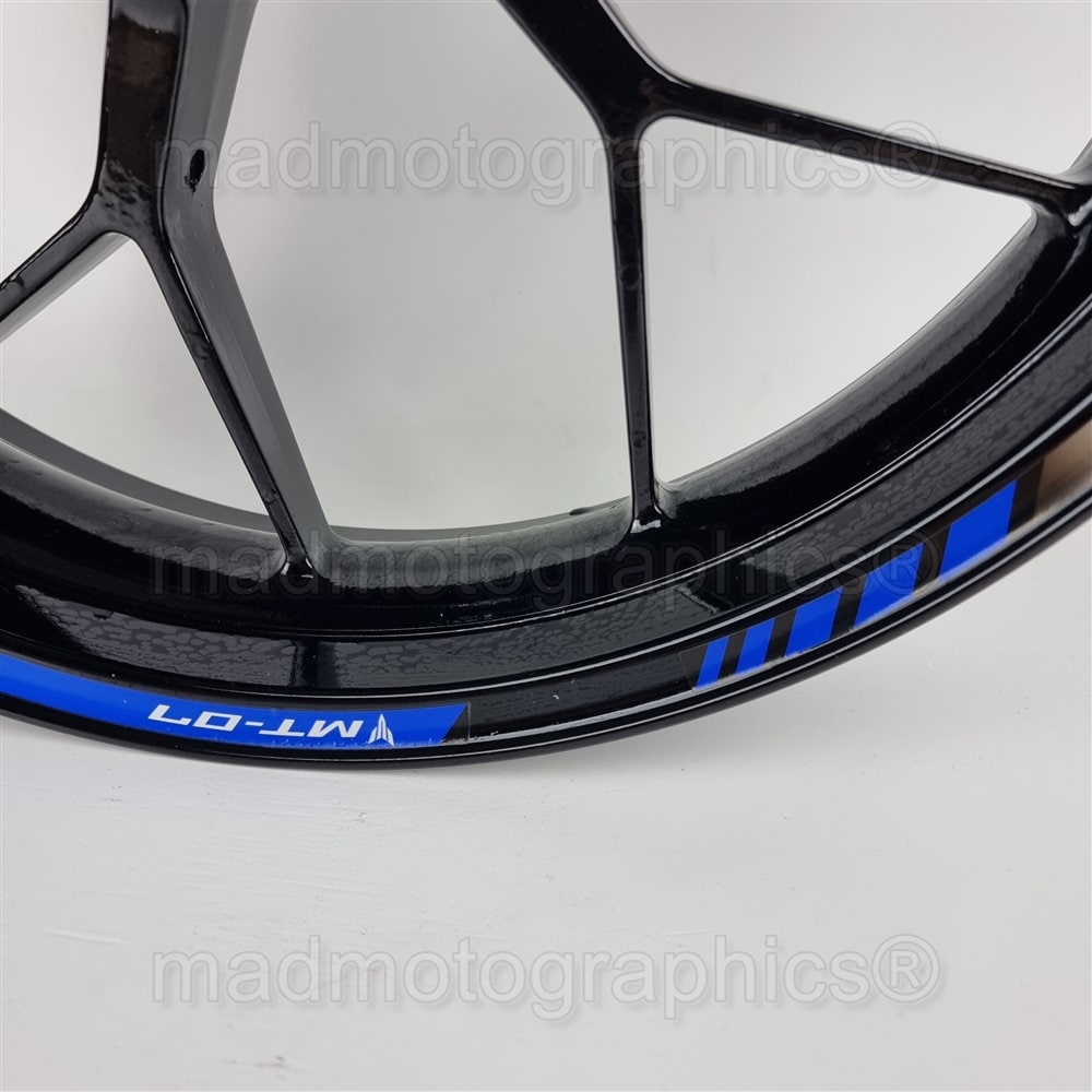 MT-07 Reflective Motorcycle Wheel Stickers Decals Rim Tape Stripes ...