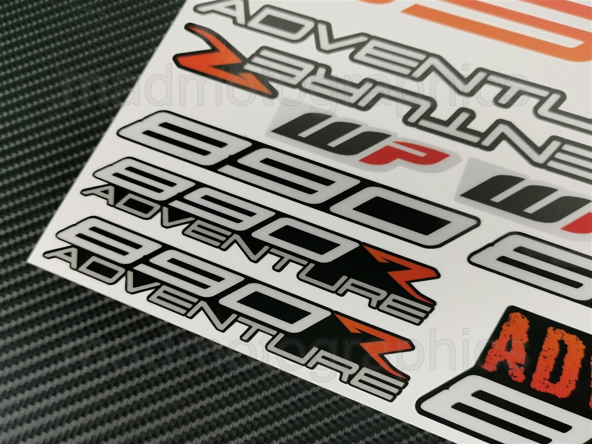 Reflective Motorcycle Stickers Set Graphics Fairing Panniers Helmet ...