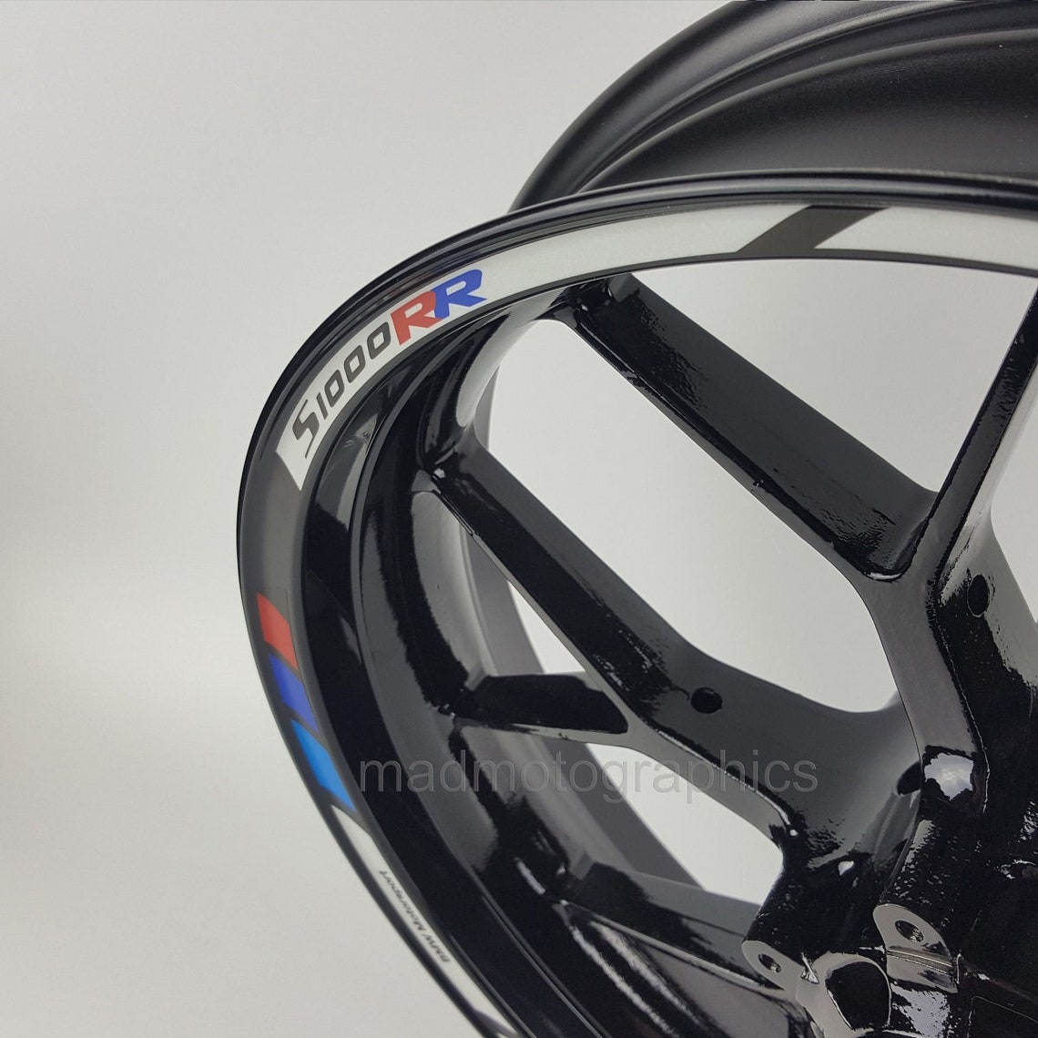 Reflective Motorcycle Wheel Stickers Decals Set Rim Tape Stripes Race ...