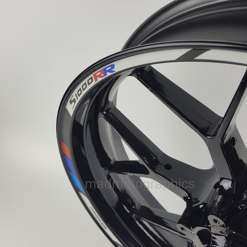 Reflective Motorcycle Wheel Stickers Decals Set Rim Tape - Etsy