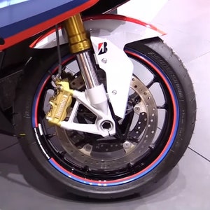 Motorcycle Wheel Stickers Decals Set Rim Tape Stripes Race Motorbike ...
