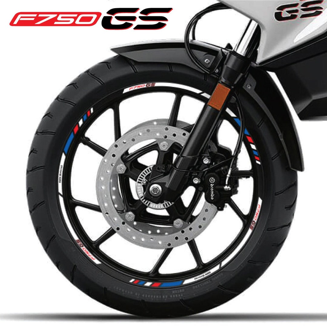 Motorcycle Wheel Stickers Decals Set Rim Tape Stripes F750 GS Race ...