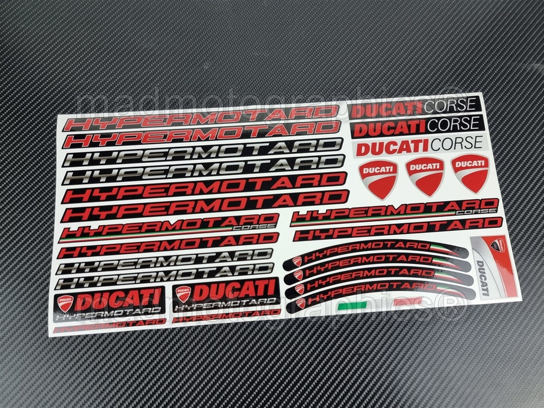 Reflective Motorcycle Stickers Set Graphics Fairing Panniers Helmet ...