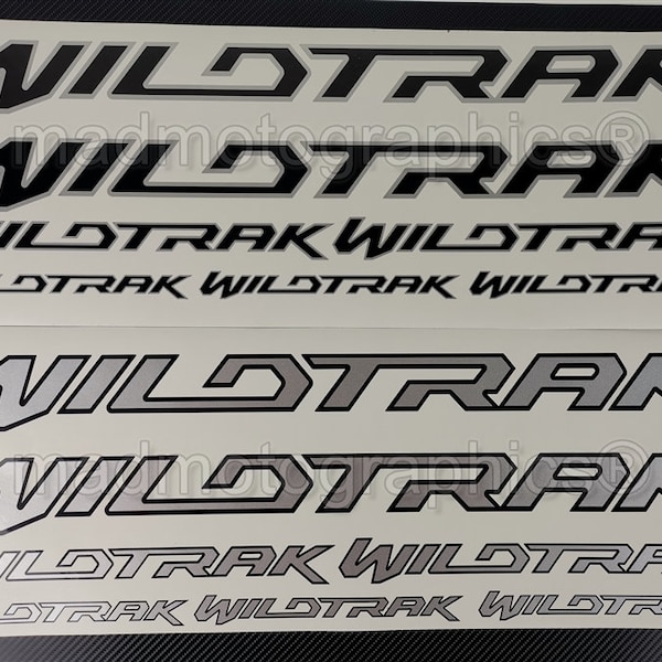Bronco Wildtrak Vinyl Decals - Etsy